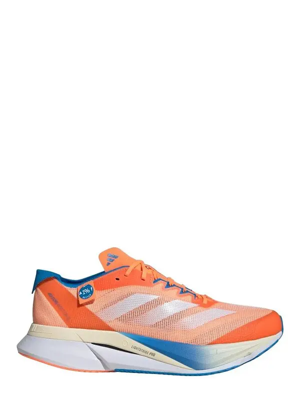 Adidas Adizero Boston Wide Sneakers - Screaming Orange/cloud White/bright Blue