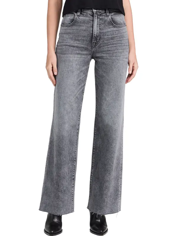 SLVRLAKE Grace Wide Leg Jeans - Bad Obsession