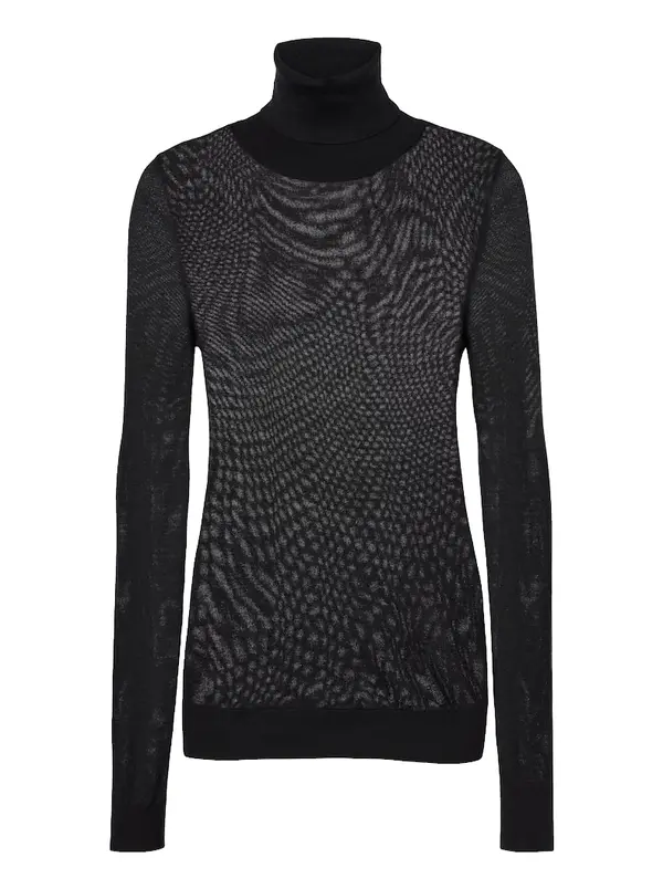 TOTEME Wool And Silk Sweater - Black