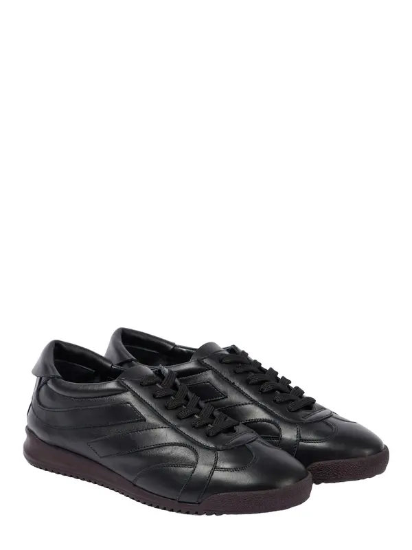 Proenza Schouler Pin Leather Sneakers - Black