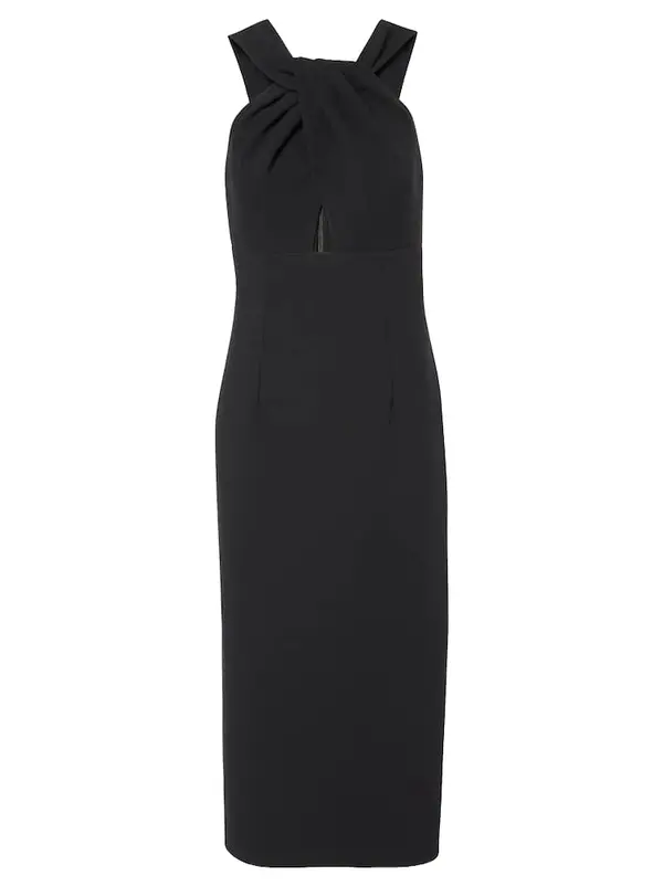 Rebecca Vallance Elora Cutout Midi Dress - Black