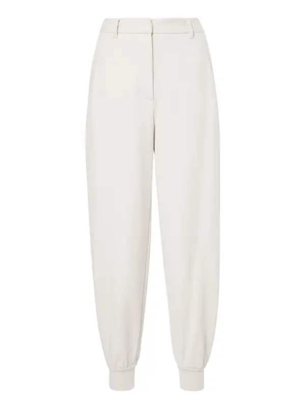 Brunello Cucinelli Cotton Jersey Sweatpants - White