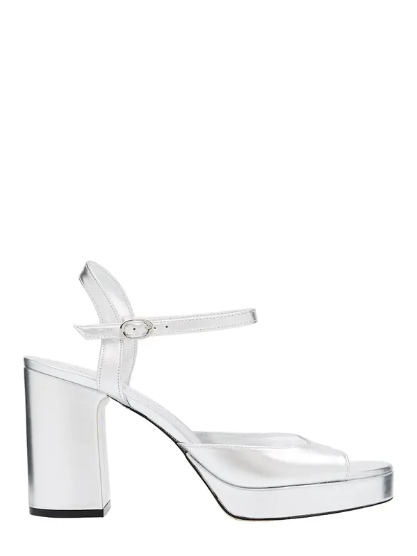 STUART WEITZMAN Dayna Ii Platform Sandals - Silver