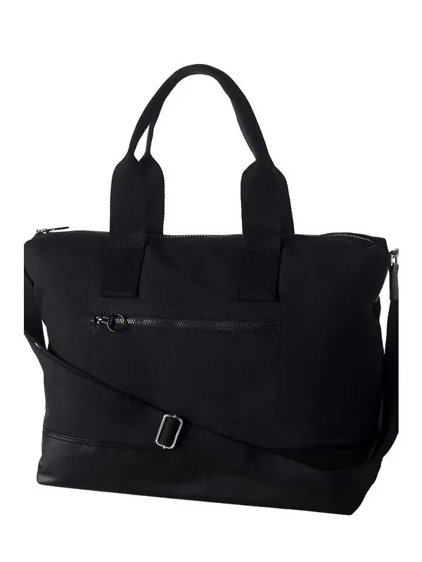 LANDS' END Canvas Weekender Duffle Bag - Black