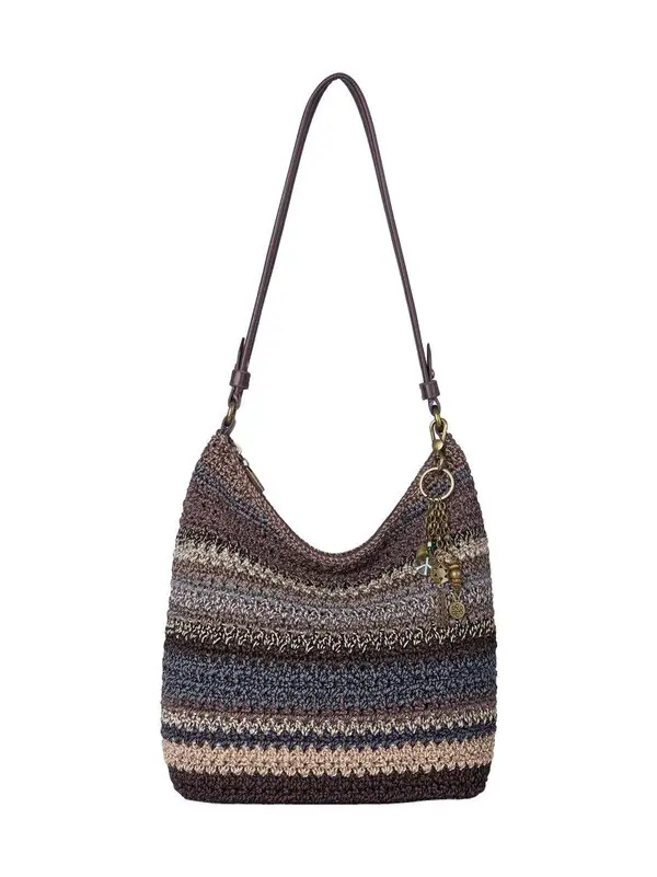 THE SAK Sequoia Crochet Hobo Bag - Mahogany