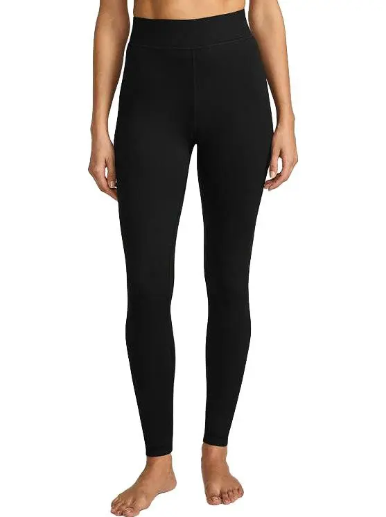 LANDS' END Baselayer Thermaskin Pants - Black