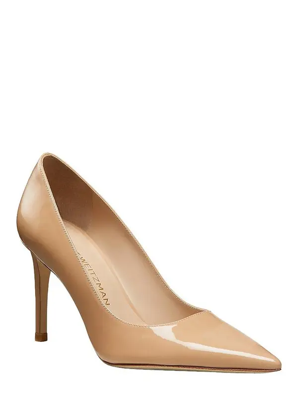 STUART WEITZMAN Power 85 Pumps - Adobe Patent