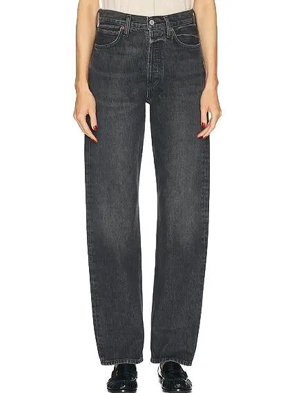 AGOLDE Kelly High Rise Relaxed Straight Jeans - Eclipse