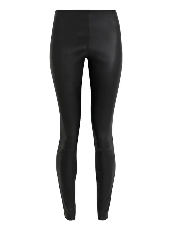 BY MALENE BIRGER Stretchleather Leggings - Black