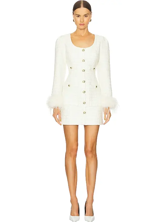 Line & Dot Kinzie Mini Dress - Ivory