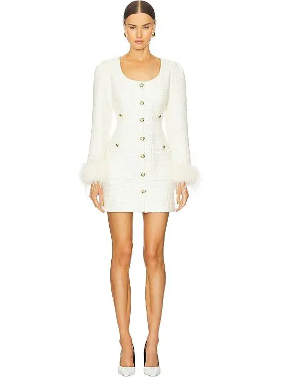 Line & Dot Kinzie Mini Dress - Ivory