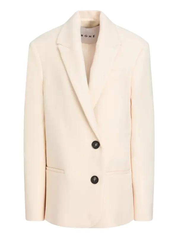 RÓHE Wool Blazer - Ivory