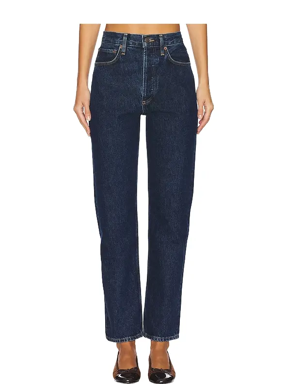 AGOLDE 90's Pinch Waist High Rise Straight Jeans - Pendulum