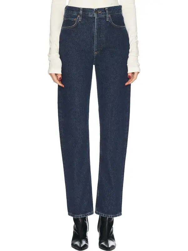AGOLDE 90's Pinch Waist High Rise Straight Jeans - Pendulum