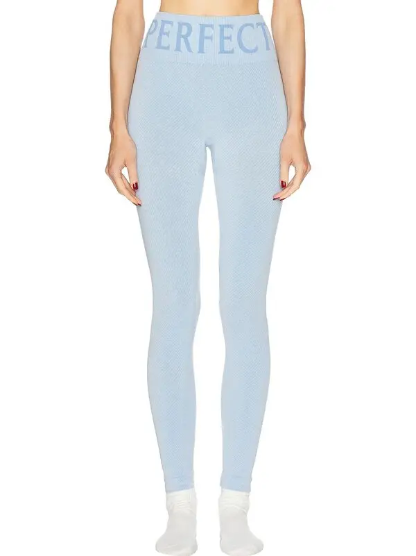 Perfect Moment Perfect Thermal Legging In Blue - Bluebird Blue