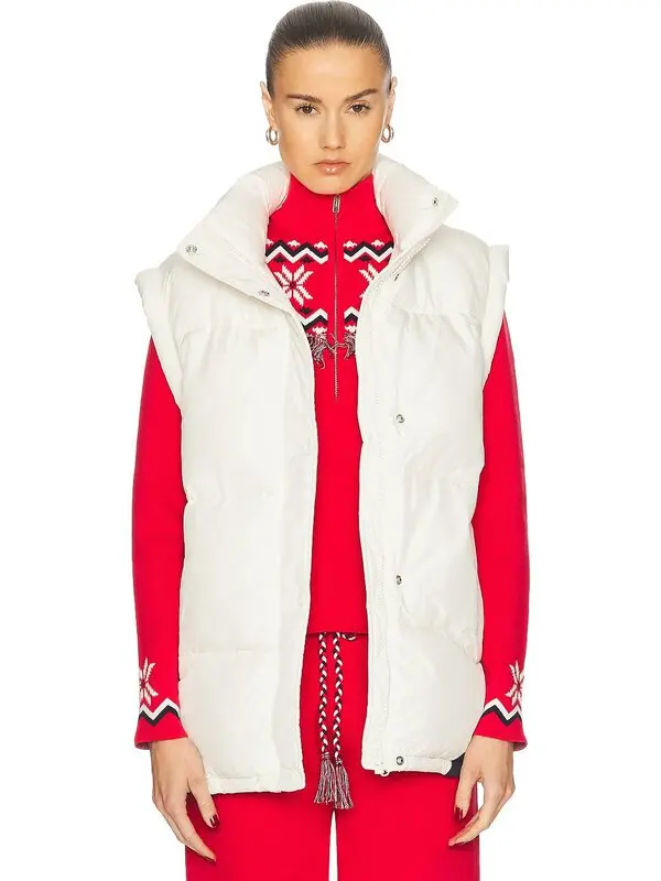 The Upside Après Ski Pinnacle Oslo Puffer Gilet - Powder