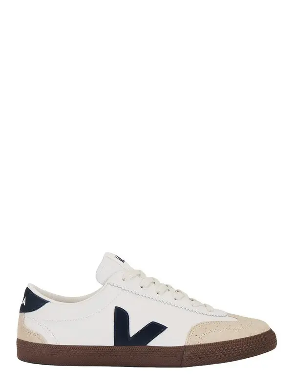 VEJA Volley Sneakers - White & Nautico & Bark
