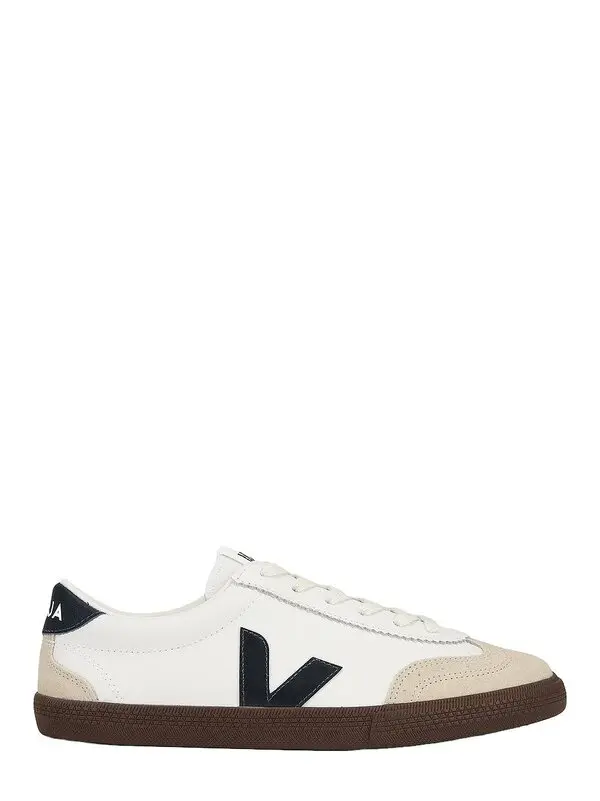 VEJA Volley Sneakers - White & Nautico & Bark