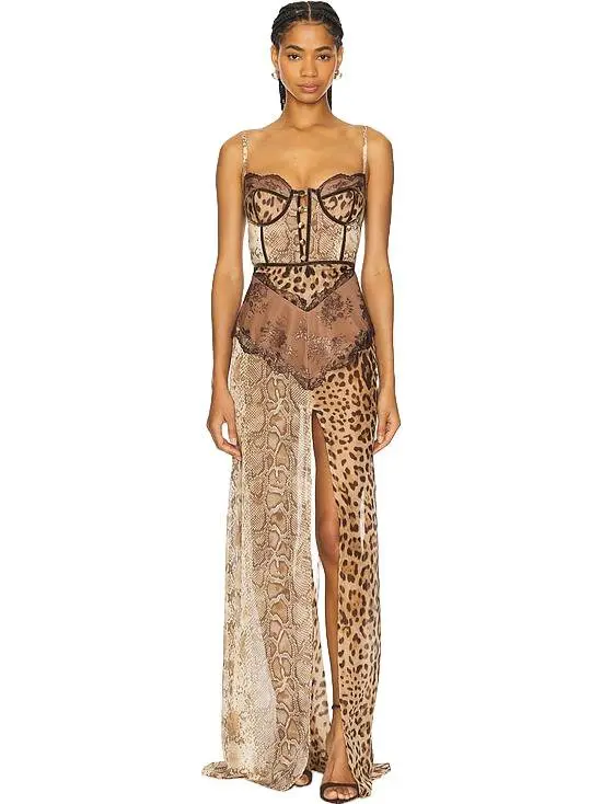 THE DOLLS HOUSE Dolce Maxi Dress - Beige