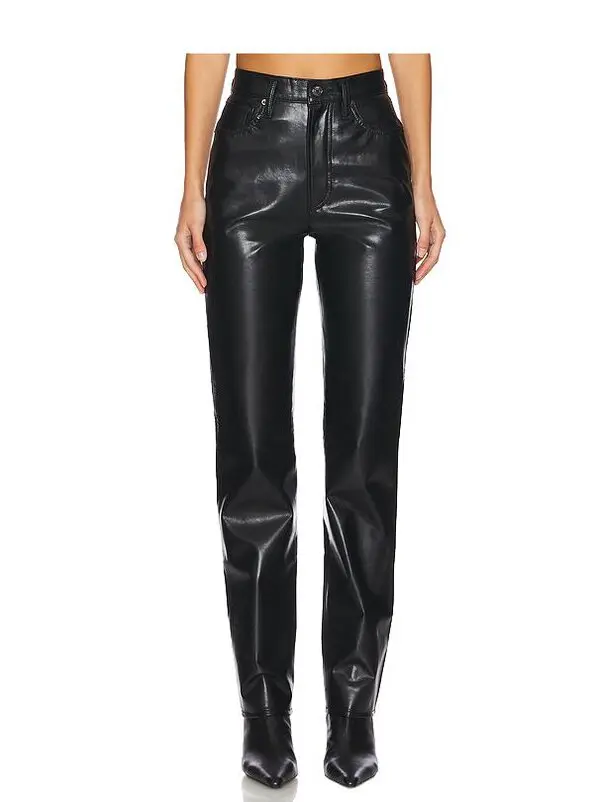 AGOLDE 90's Pinch Waist Long - Black