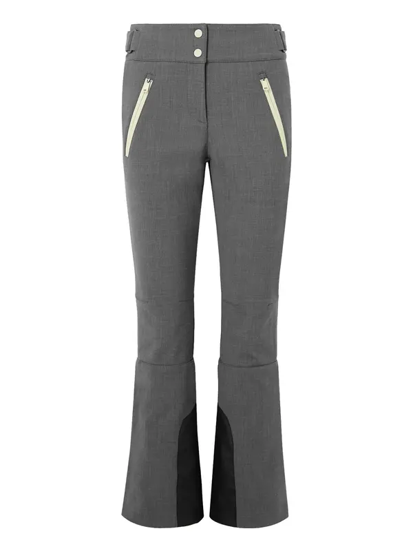 Brunello Cucinelli Wool-blend Flared Ski Pants - Gray