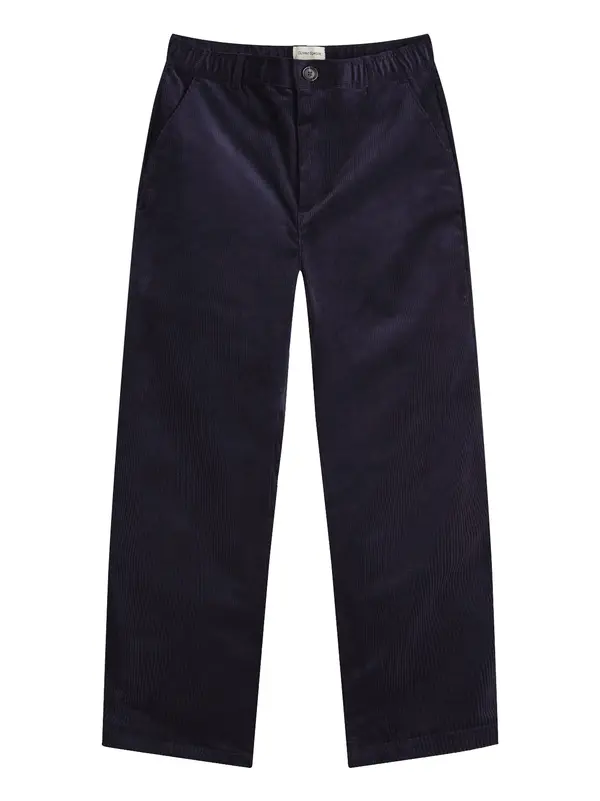 Oliver Spencer Drawstring Corduroy Trousers - Navy