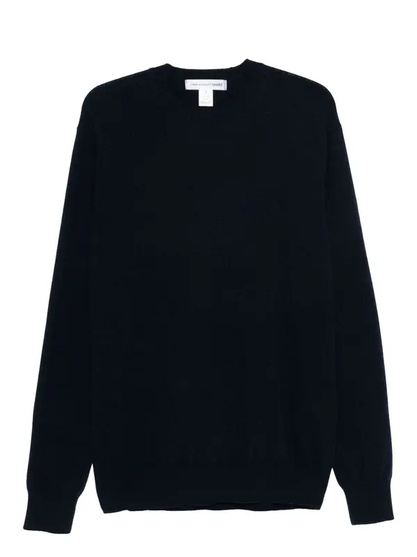 Comme Des Garçons Wool Sweater - Blue