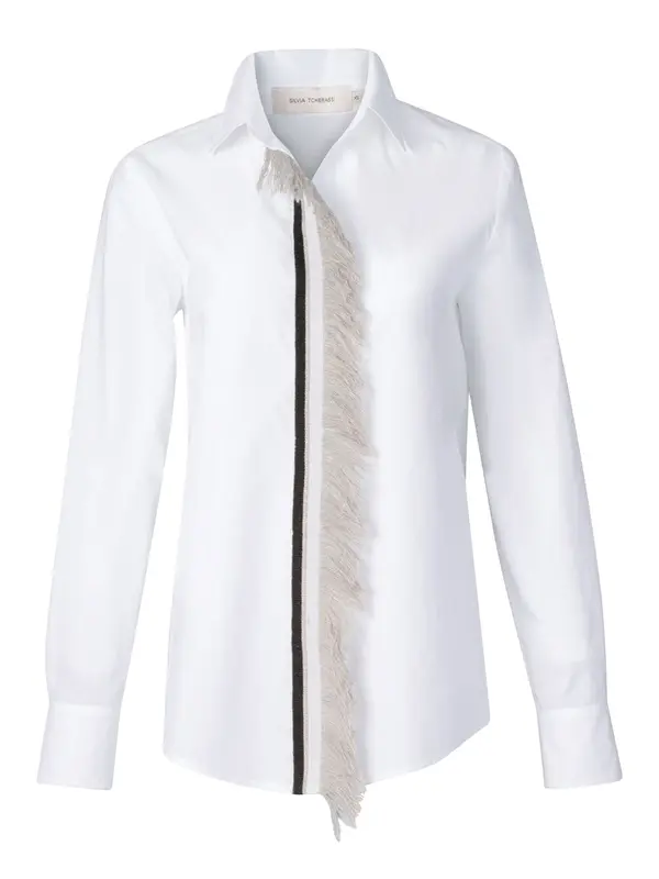 Silvia Tcherassi Naroa Cotton Blouse - White