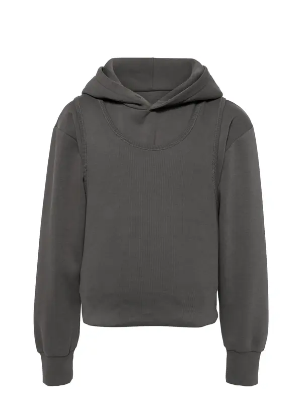 MAISON MARGIELA Patch-detail Hoodie - Grey