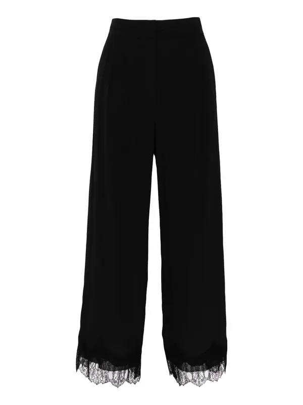 Shiatzy Chen Lace Embroidered Trousers - Black