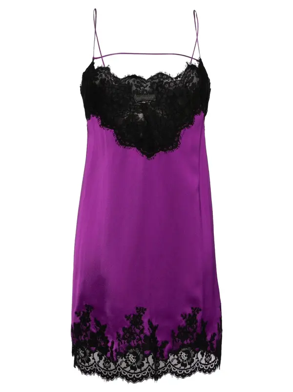 Shiatzy Chen Libre Collection Sequined Dress - Purple