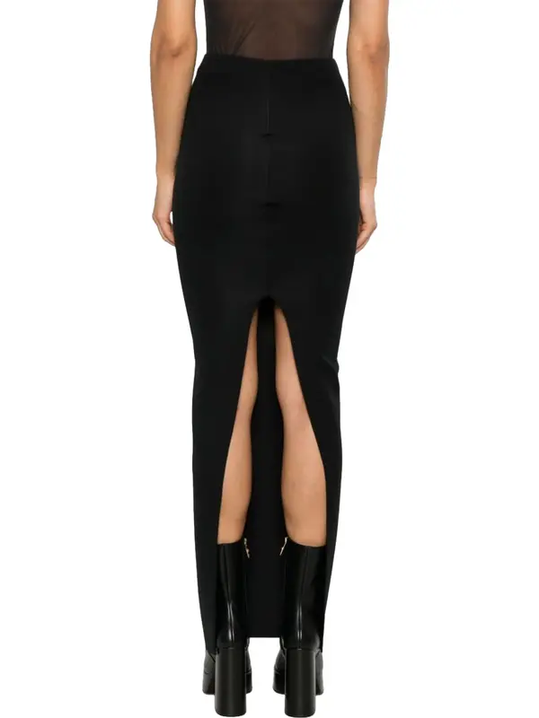 Rick Owens Dirt Pillar Maxi Skirt - Black