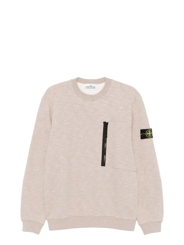 Stone Island Mélange-effect Sweatshirt - Neutrals