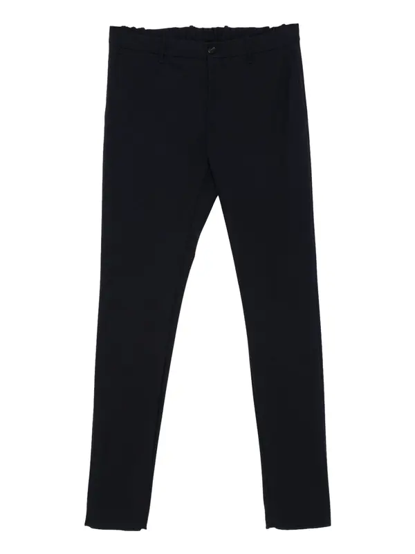 Incotex Pressed-crease Trousers - Blue
