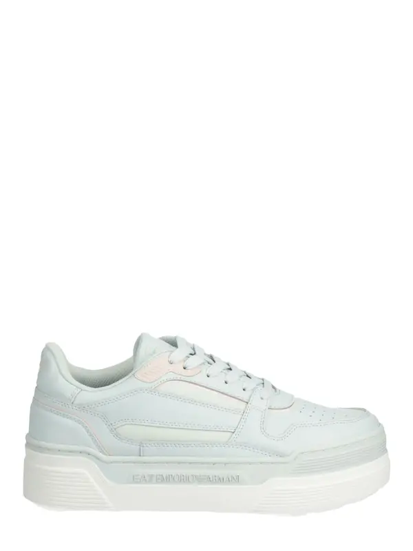 Emporio Armani Panelled Sneakers - Blue