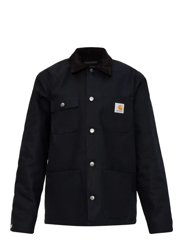 Carhartt Work In Progress Logo-patch Shirt Jacket - Black