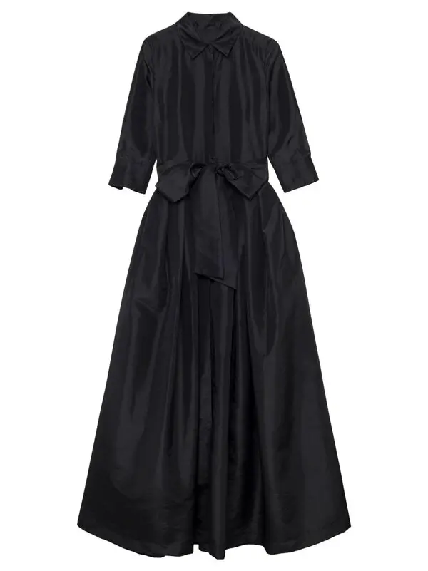 Simkhai Julip Maxi Shirt Dress - Black
