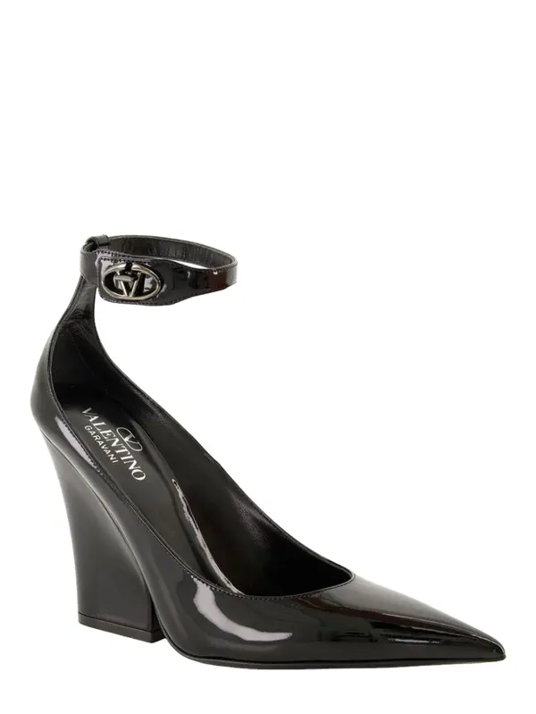Valentino Garavani 105mm Ankle-strap Pumps - Black