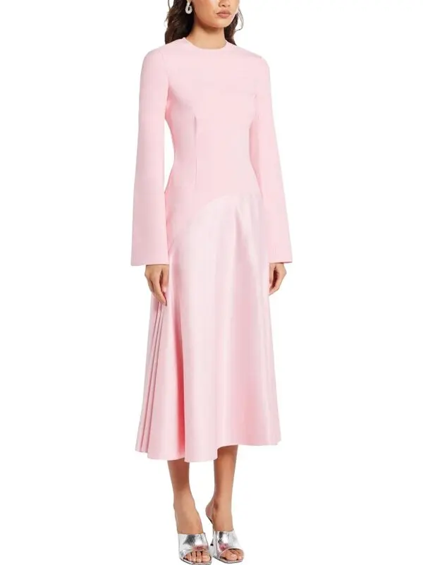 Solace London Gaia Midi Dress - Pink