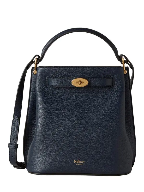 Mulberry Leather Islington Bucket Bag - Blue