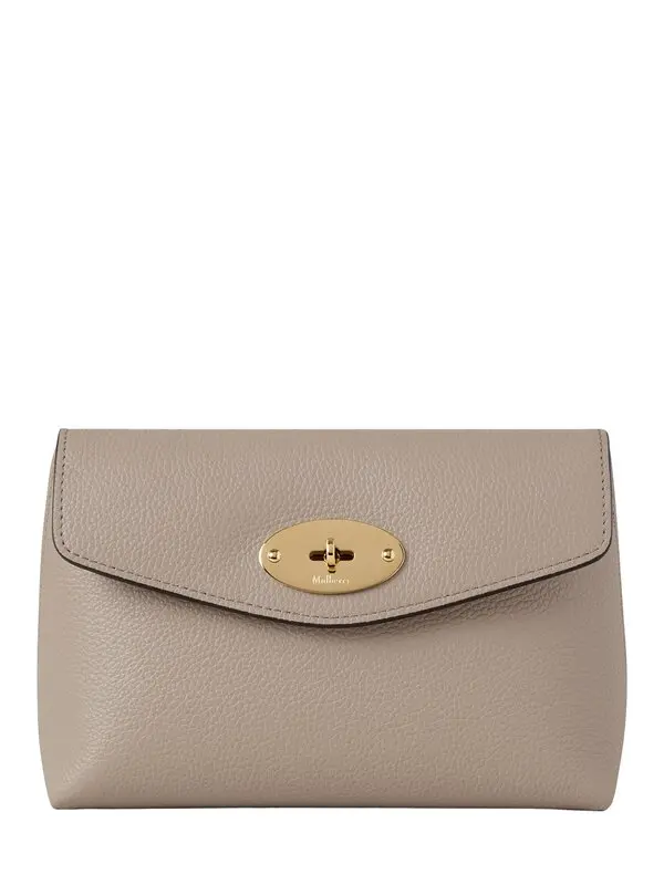 Mulberry Leather Darley Cosmetic Pouch - Neutral