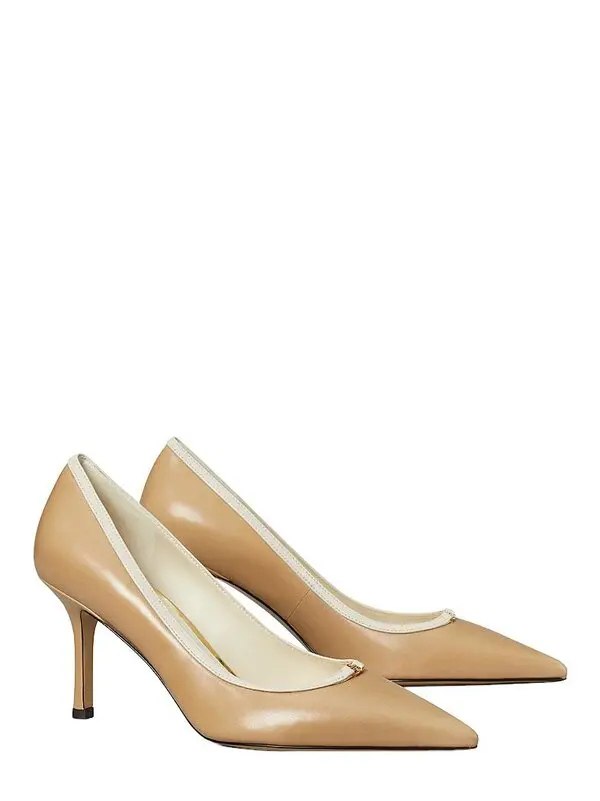 Tory Burch Double T Buckle Pumps - Cantucci