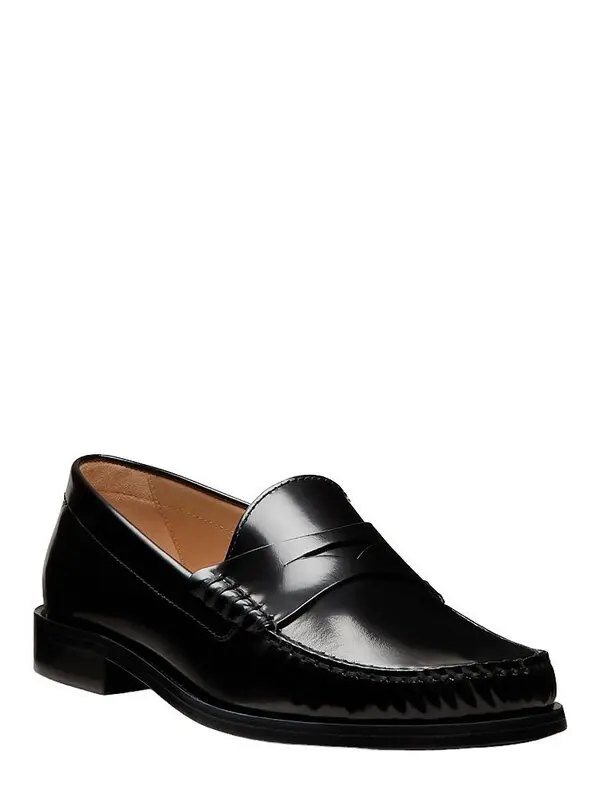 STUART WEITZMAN Lottie Loafer Flats - Black