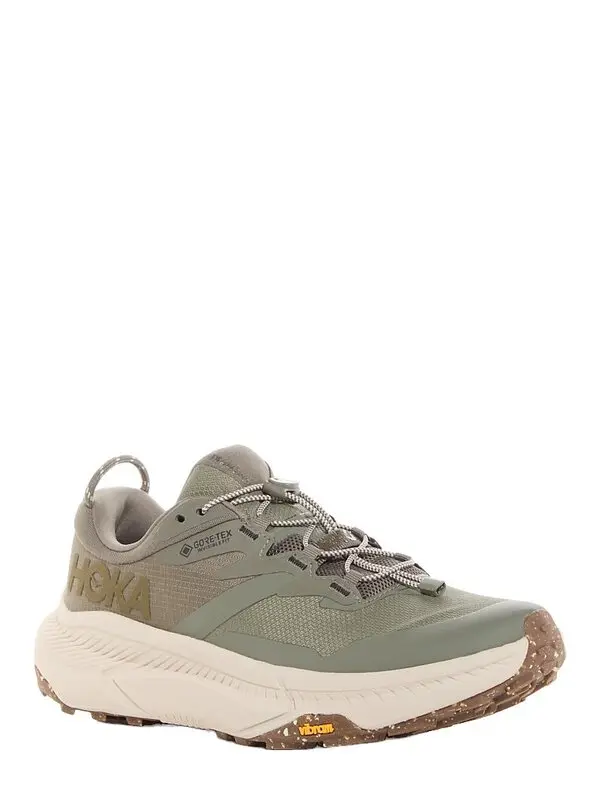 Hoka Transport Gtx Low-top Sneakers - Slate / Oat Milk