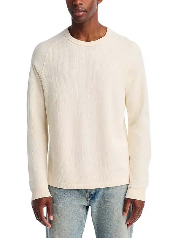 Madewell Textured Long Sleeve Tee - Parchment