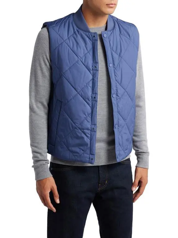 Hugo Boss Canopus Quilted Vest - Navy