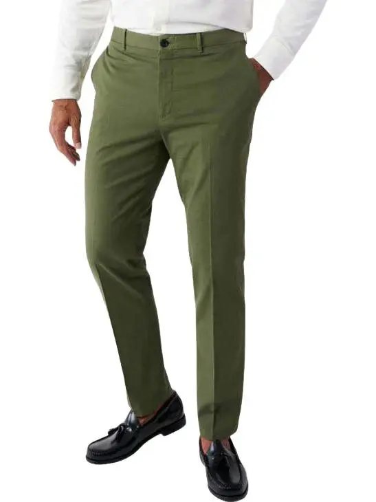 Robert Talbott Douglas Chino Pant - Dark Olive