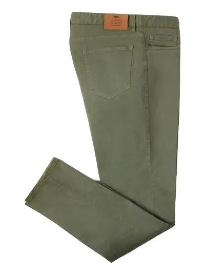 Robert Talbott Rockwell 5-pocket Pant - Olive