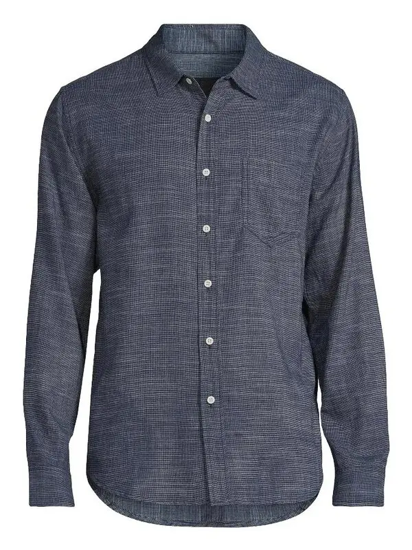 Rails Wyatt Button-up Shirt - Navy Etch