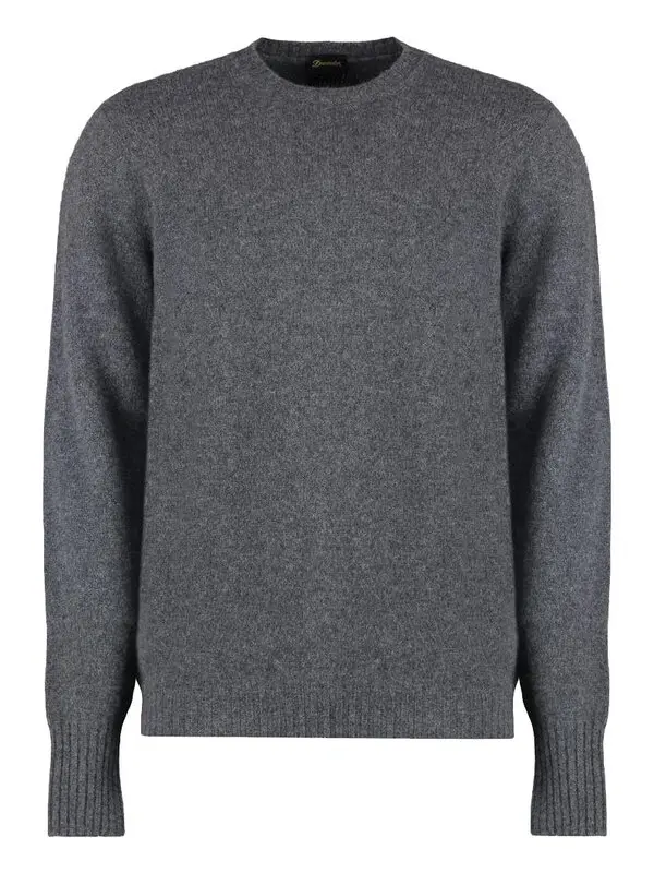 DRUMOHR Crew-neck Cashmere Sweater - Grey
